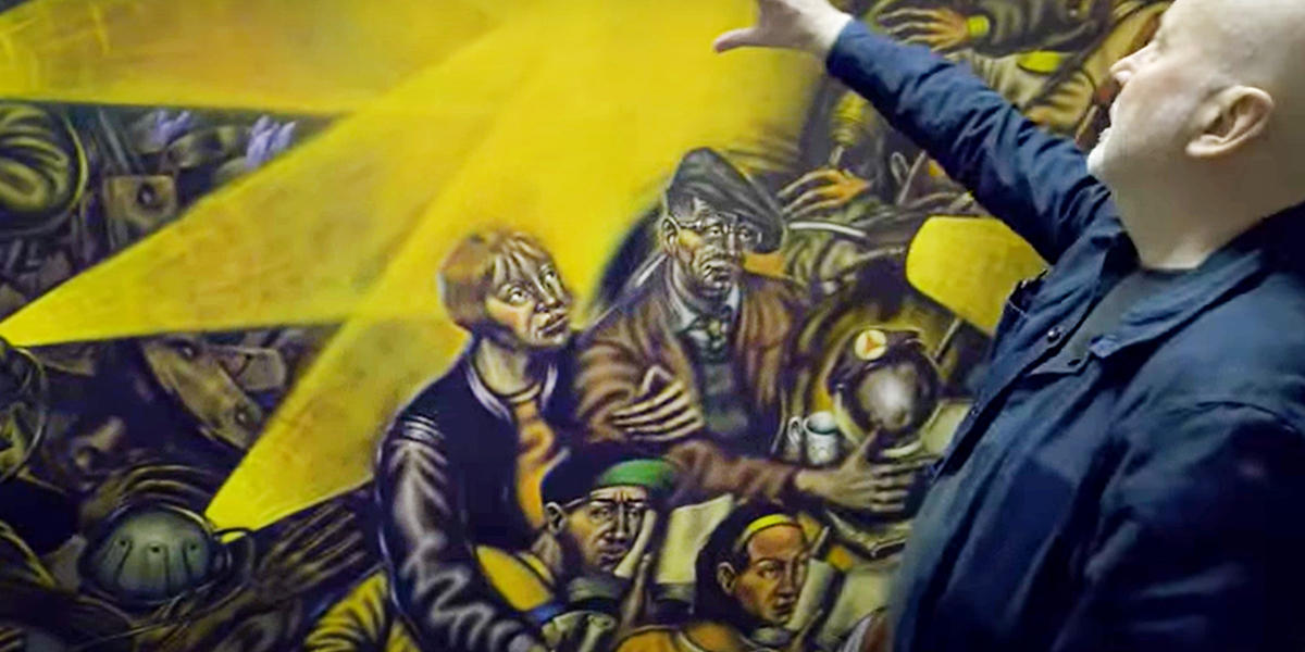 Ken Currie, The People’s Palace Banners - Glasgow Life